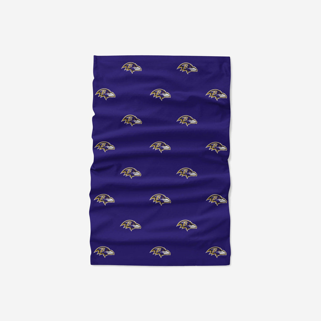 Baltimore Ravens Mini Print Logo Gaiter Scarf FOCO