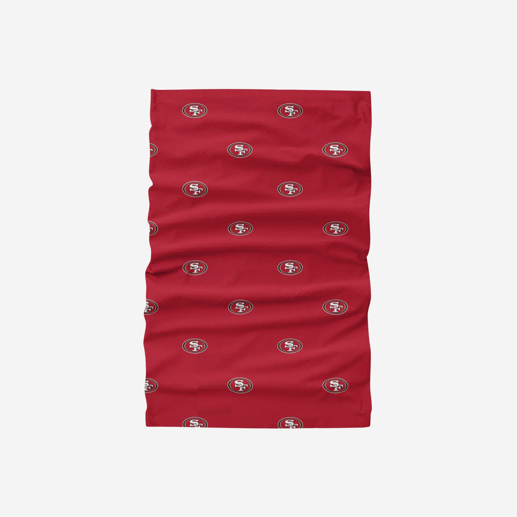 San Francisco 49ers Mini Print Logo Gaiter Scarf FOCO