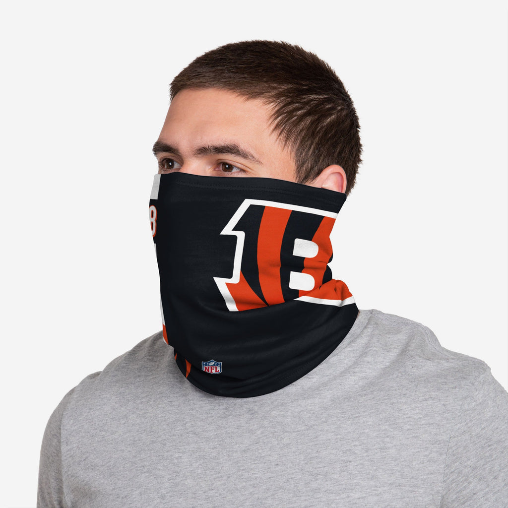 AJ Green Cincinnati Bengals On-Field Sideline Logo Gaiter Scarf FOCO
