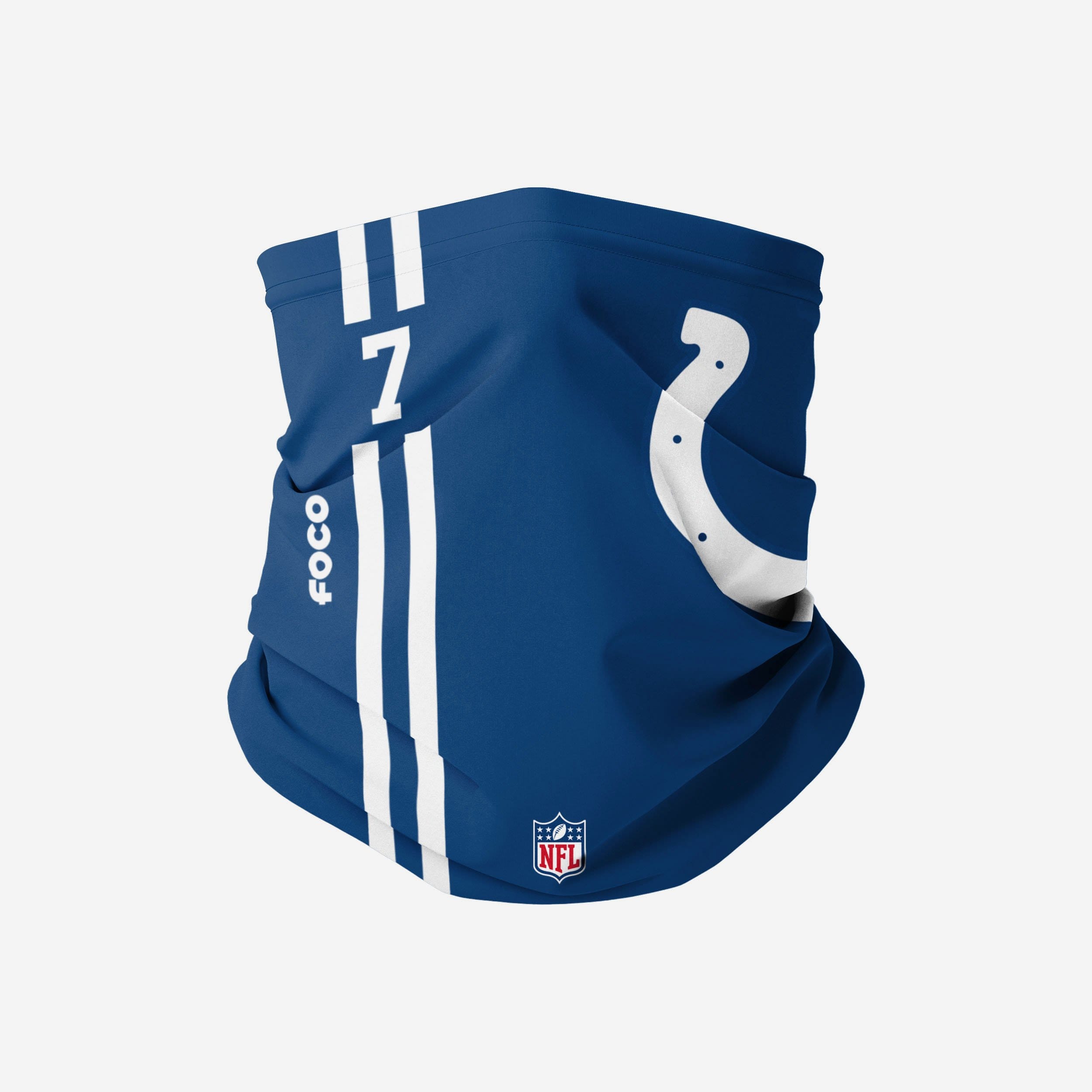 Jacoby Brissett Indianapolis Colts On-Field Sideline Logo Gaiter Scarf FOCO