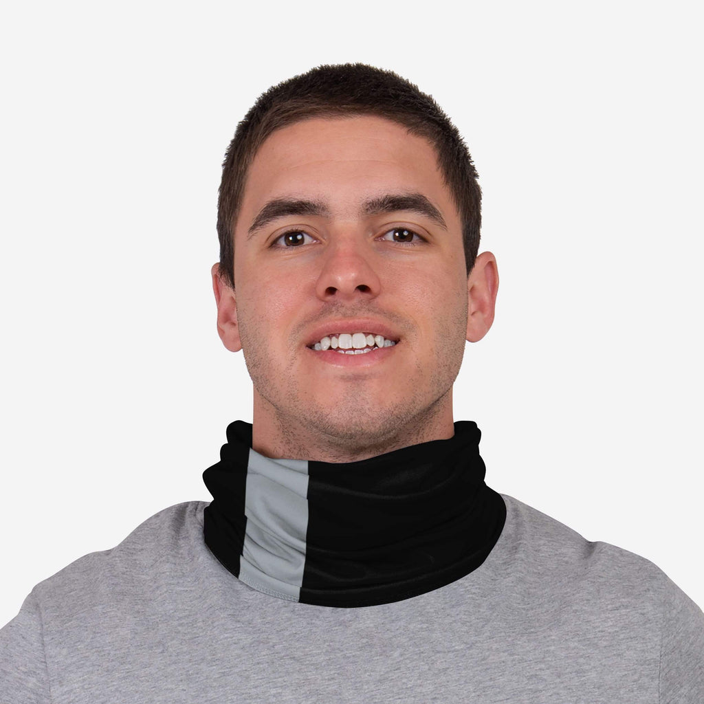 Las Vegas Raiders On-Field Sideline Logo Gaiter Scarf FOCO