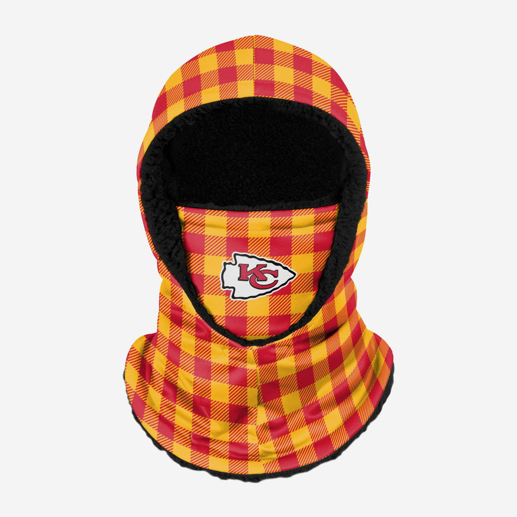 Kansas City Chiefs Plaid Hooded Gaiter FOCO