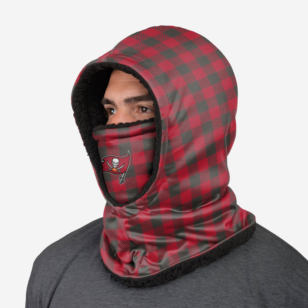 Tampa Bay Buccaneers Plaid Hooded Gaiter FOCO