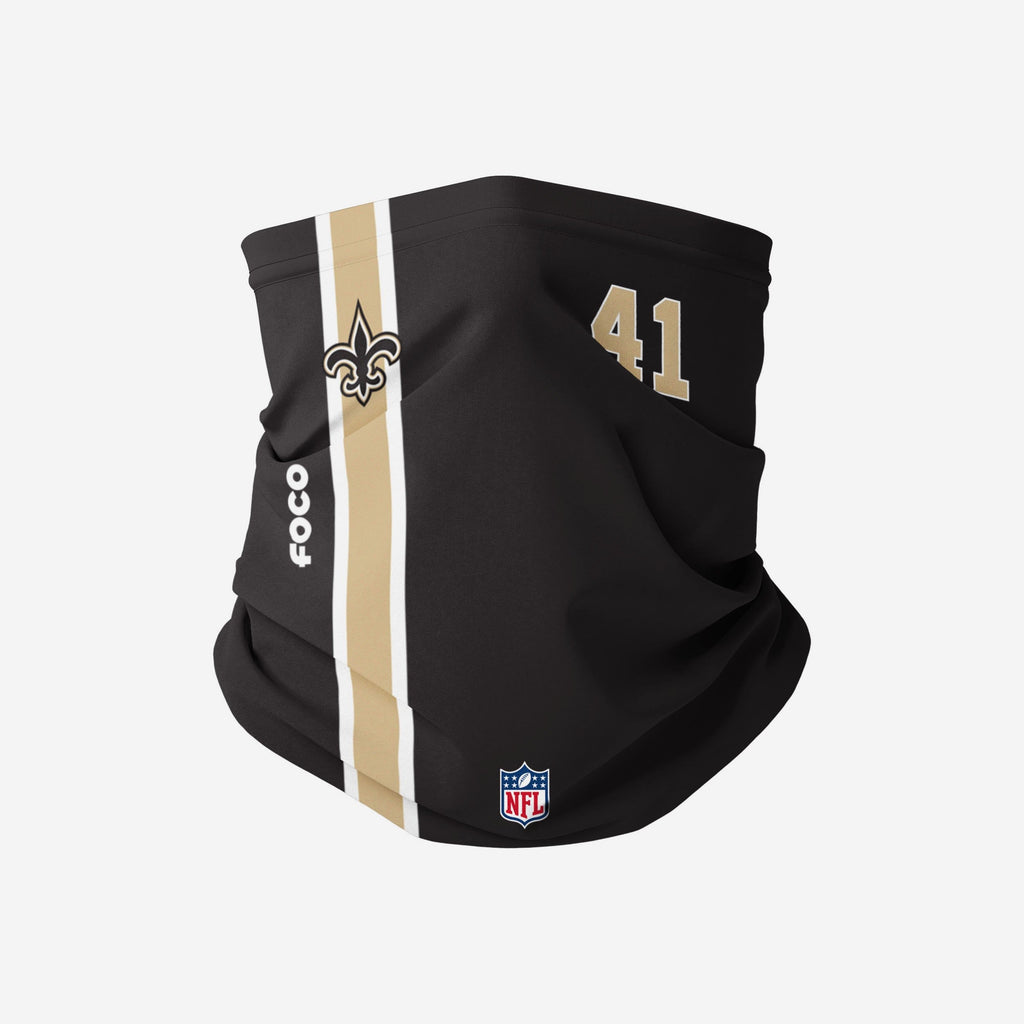 Alvin Kamara New Orleans Saints On-Field Sideline Gaiter Scarf FOCO