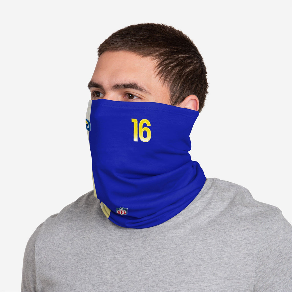 Jared Goff Los Angeles Rams On-Field Sideline Gaiter Scarf FOCO