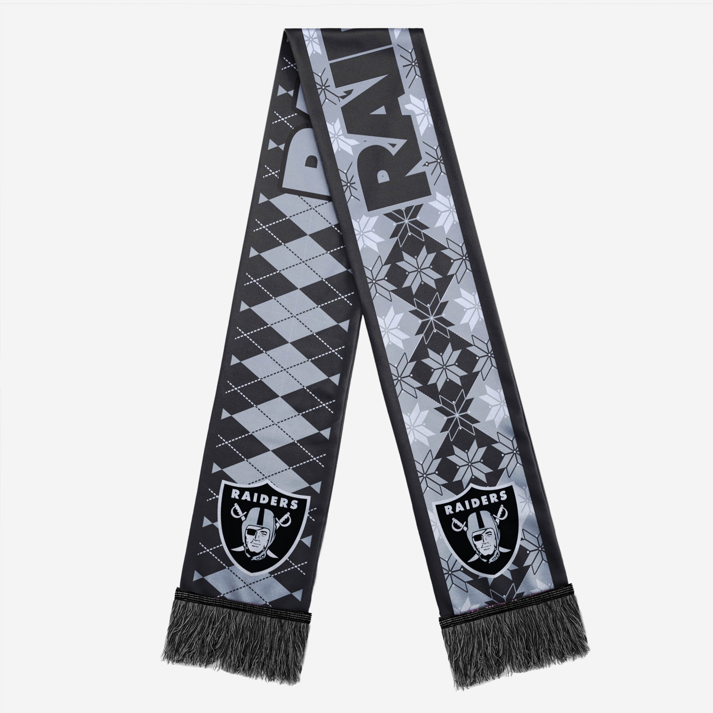 Las Vegas Raiders Reversible Ugly Scarf FOCO