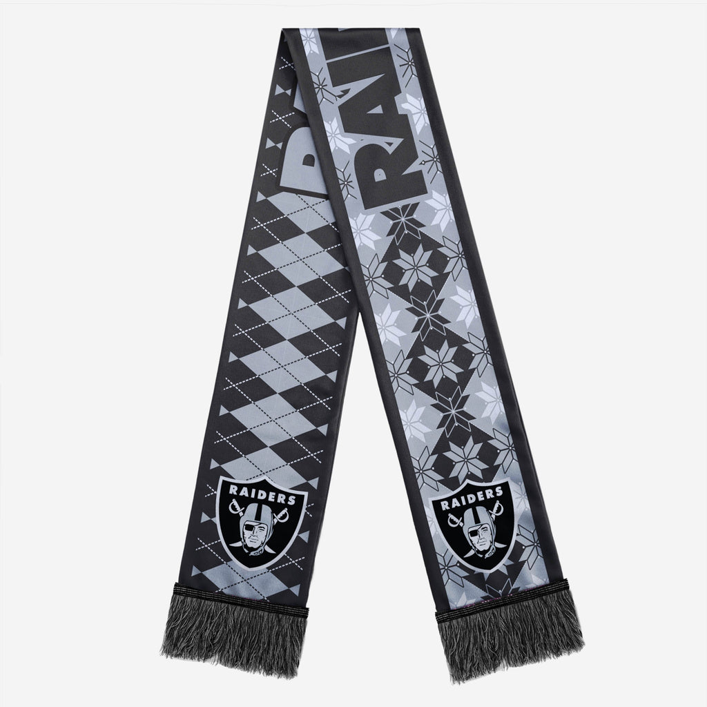 Las Vegas Raiders Reversible Ugly Scarf FOCO