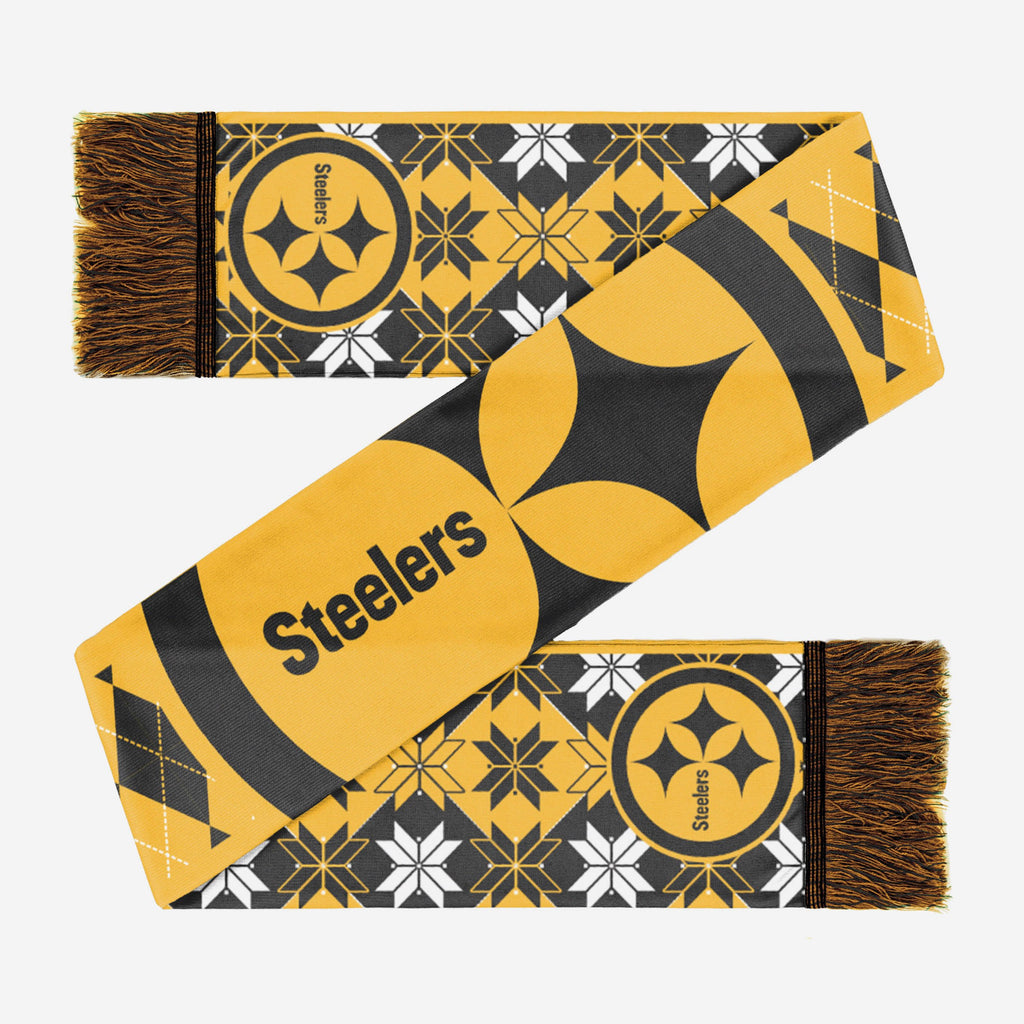 Pittsburgh Steelers Reversible Ugly Scarf FOCO