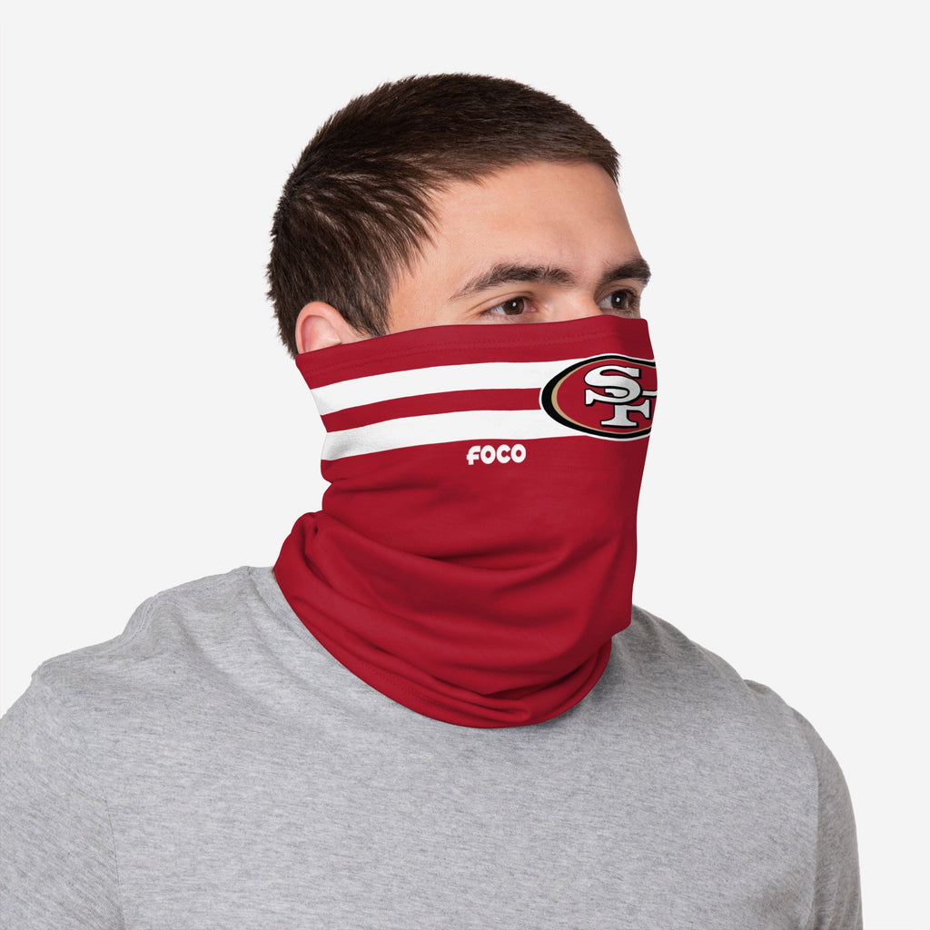 San Francisco 49ers Stitched 2 Pack Gaiter Scarf FOCO