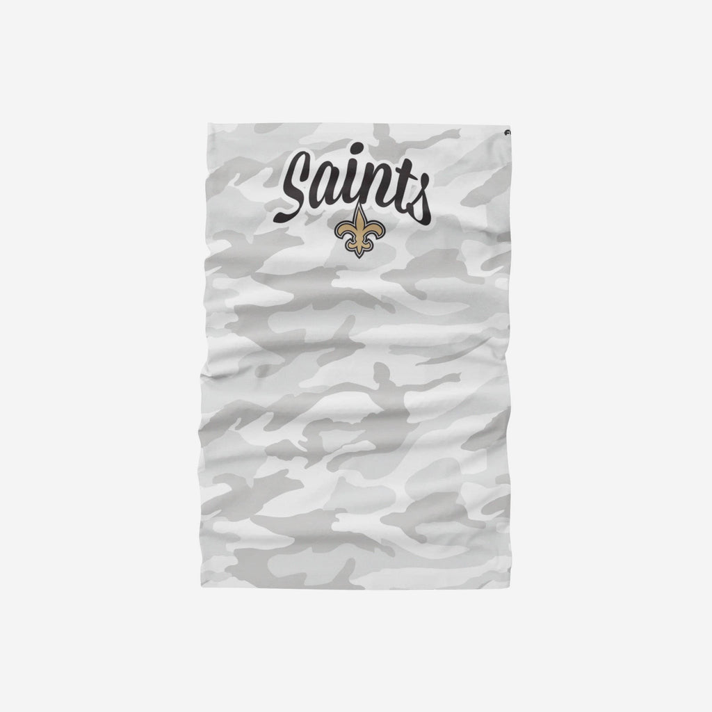 New Orleans Saints Script Camo Gaiter Scarf FOCO