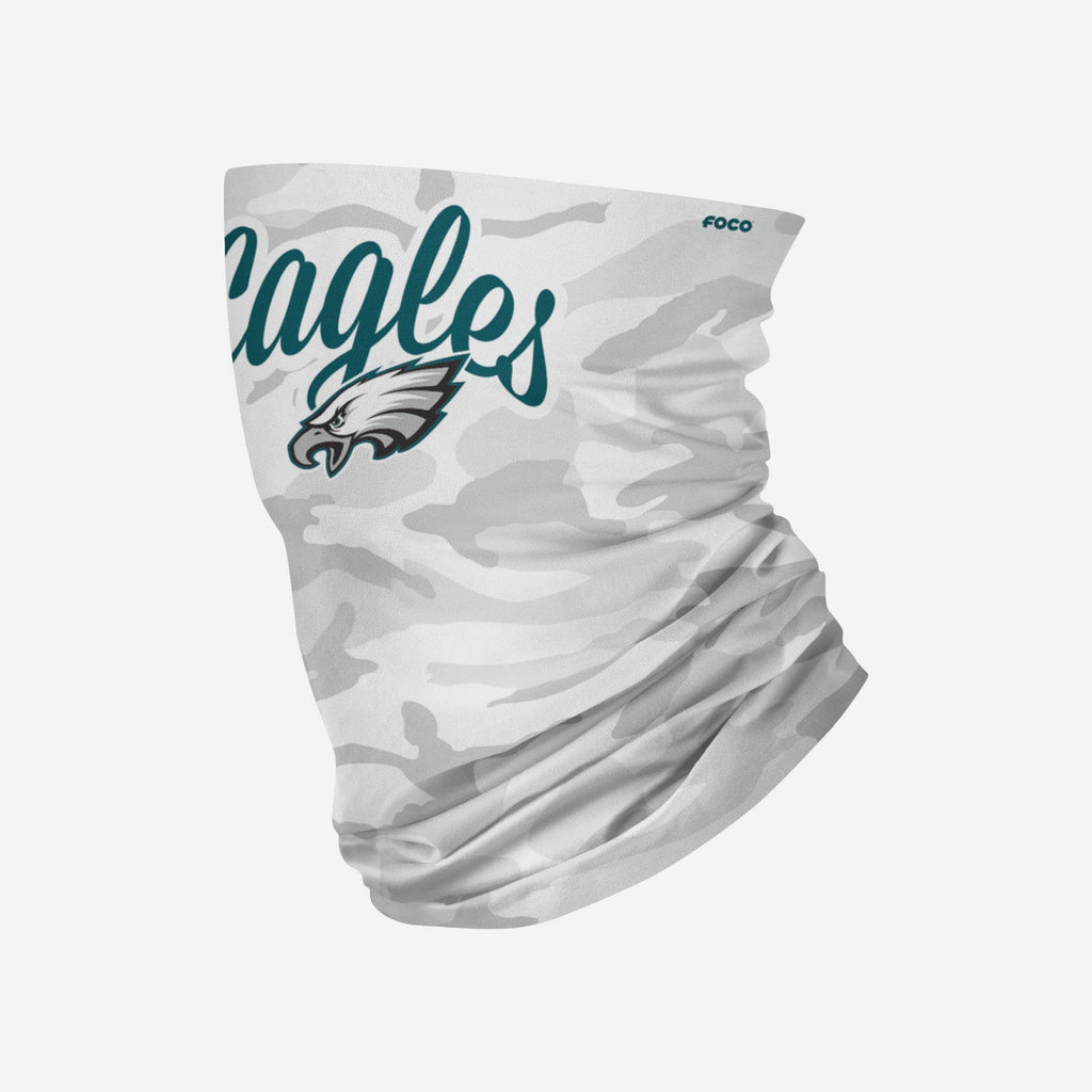 Philadelphia Eagles Script Camo Gaiter Scarf FOCO
