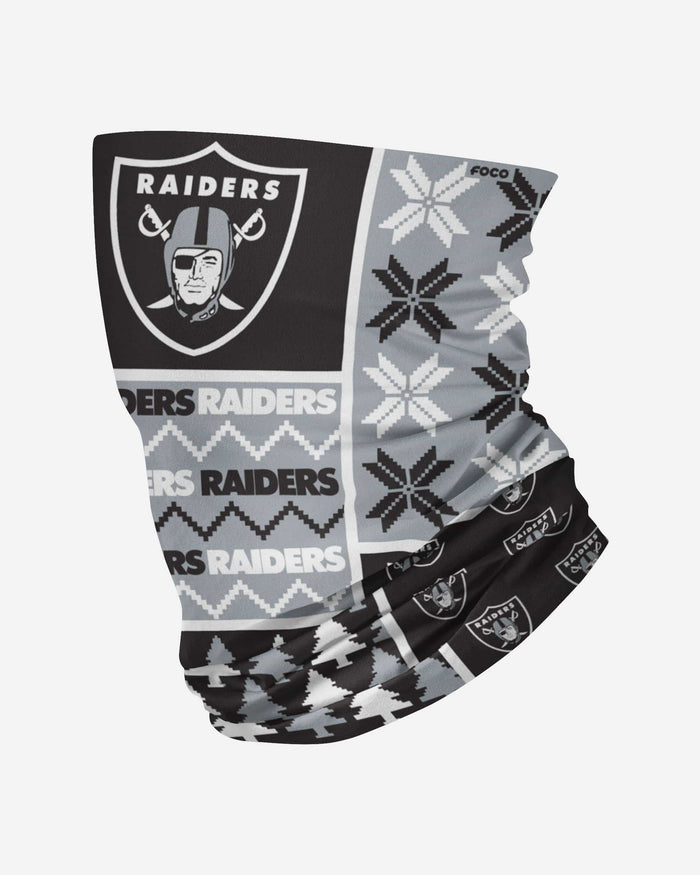 Las Vegas Raiders Busy Block Gaiter Scarf FOCO