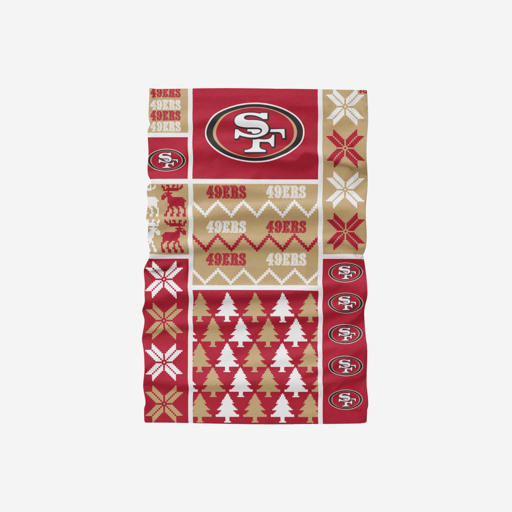 San Francisco 49ers Busy Block Gaiter Scarf FOCO
