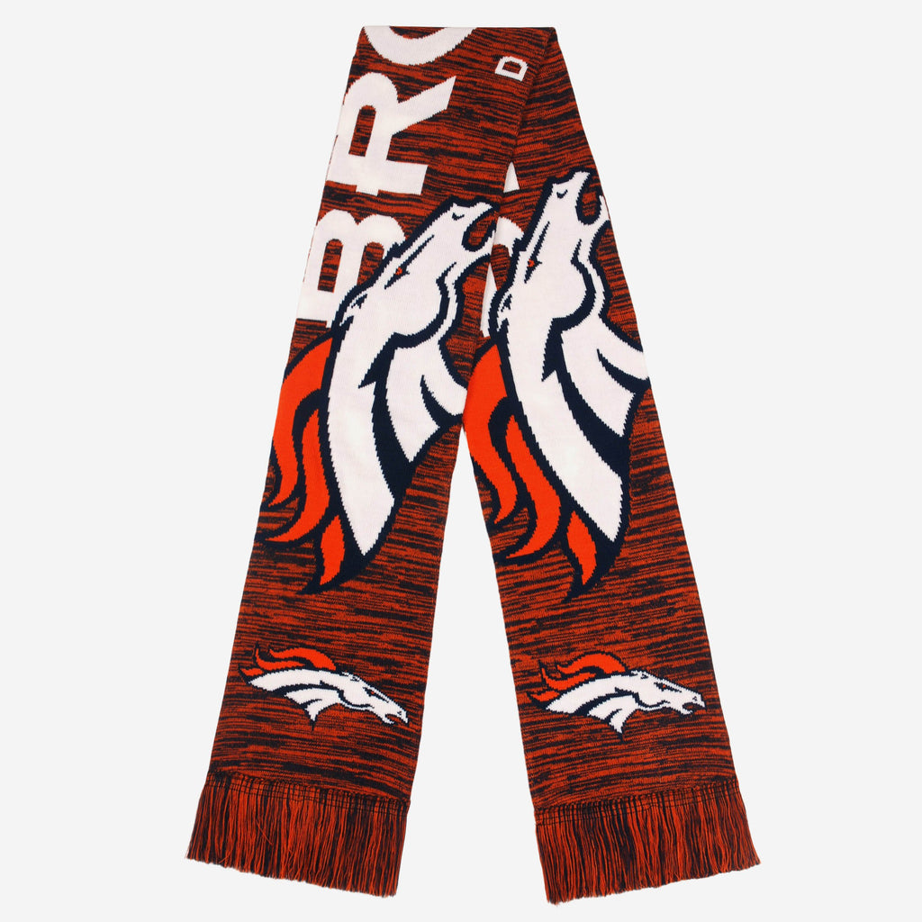 Denver Broncos Wordmark Colorblend Scarf FOCO