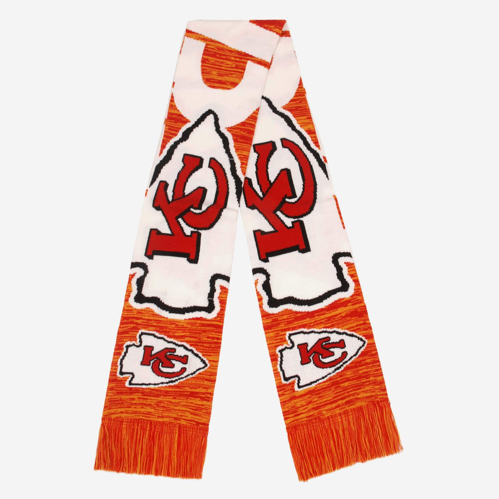 Kansas City Chiefs Wordmark Big Logo Colorblend Scarf FOCO