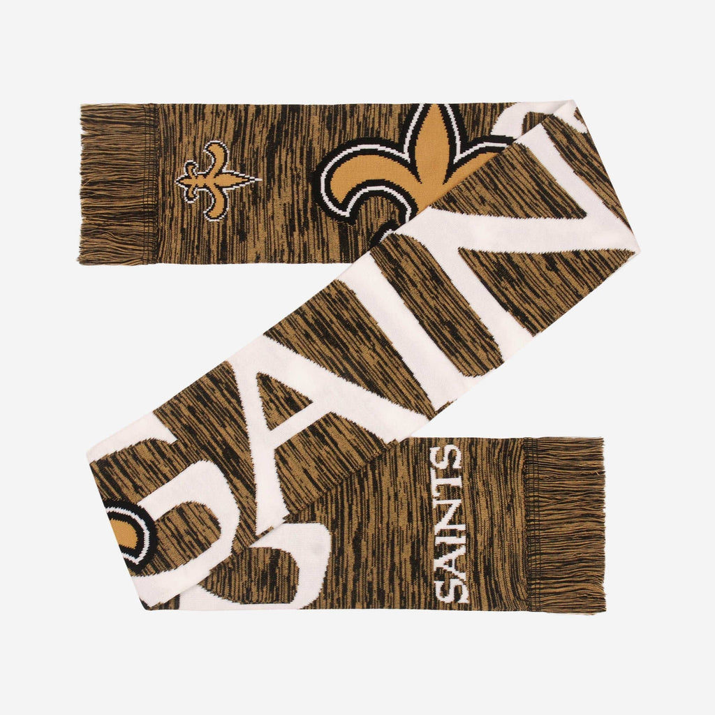New Orleans Saints Wordmark Big Logo Colorblend Scarf FOCO