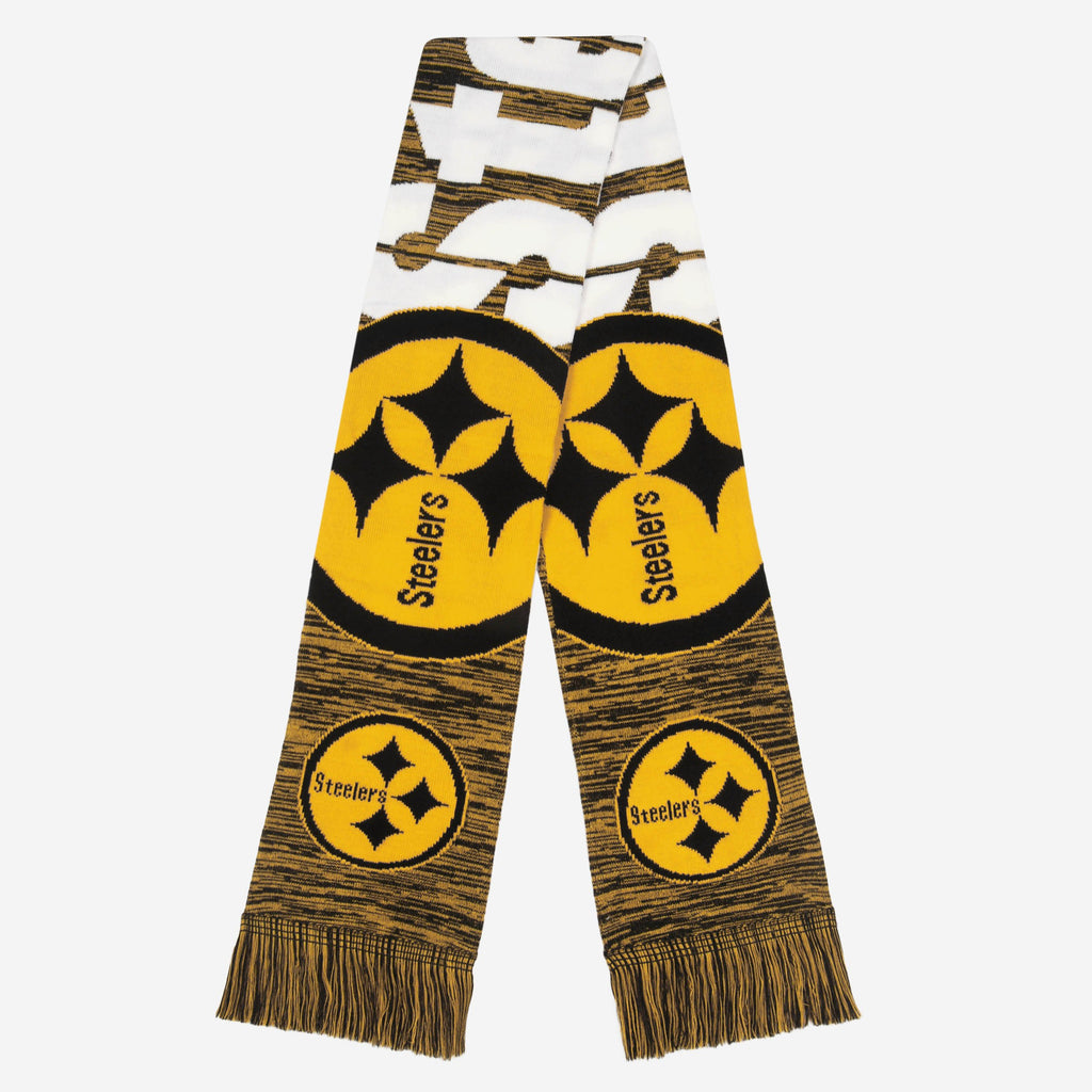 Pittsburgh Steelers Wordmark Colorblend Scarf FOCO