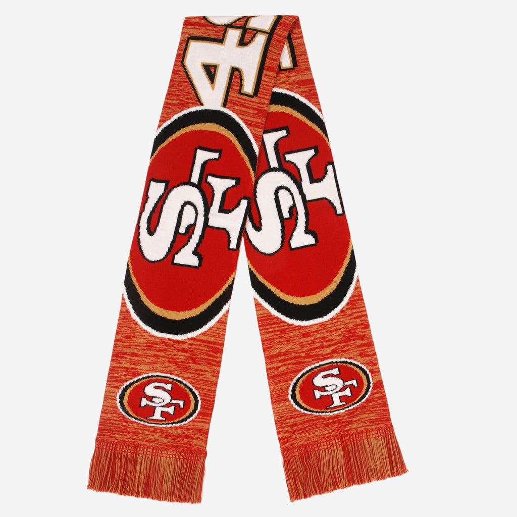 San Francisco 49ers Wordmark Colorblend Scarf FOCO