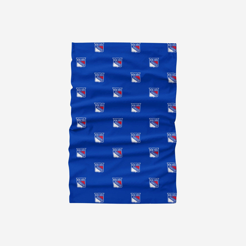 New York Rangers Mini Print Logo Gaiter Scarf FOCO