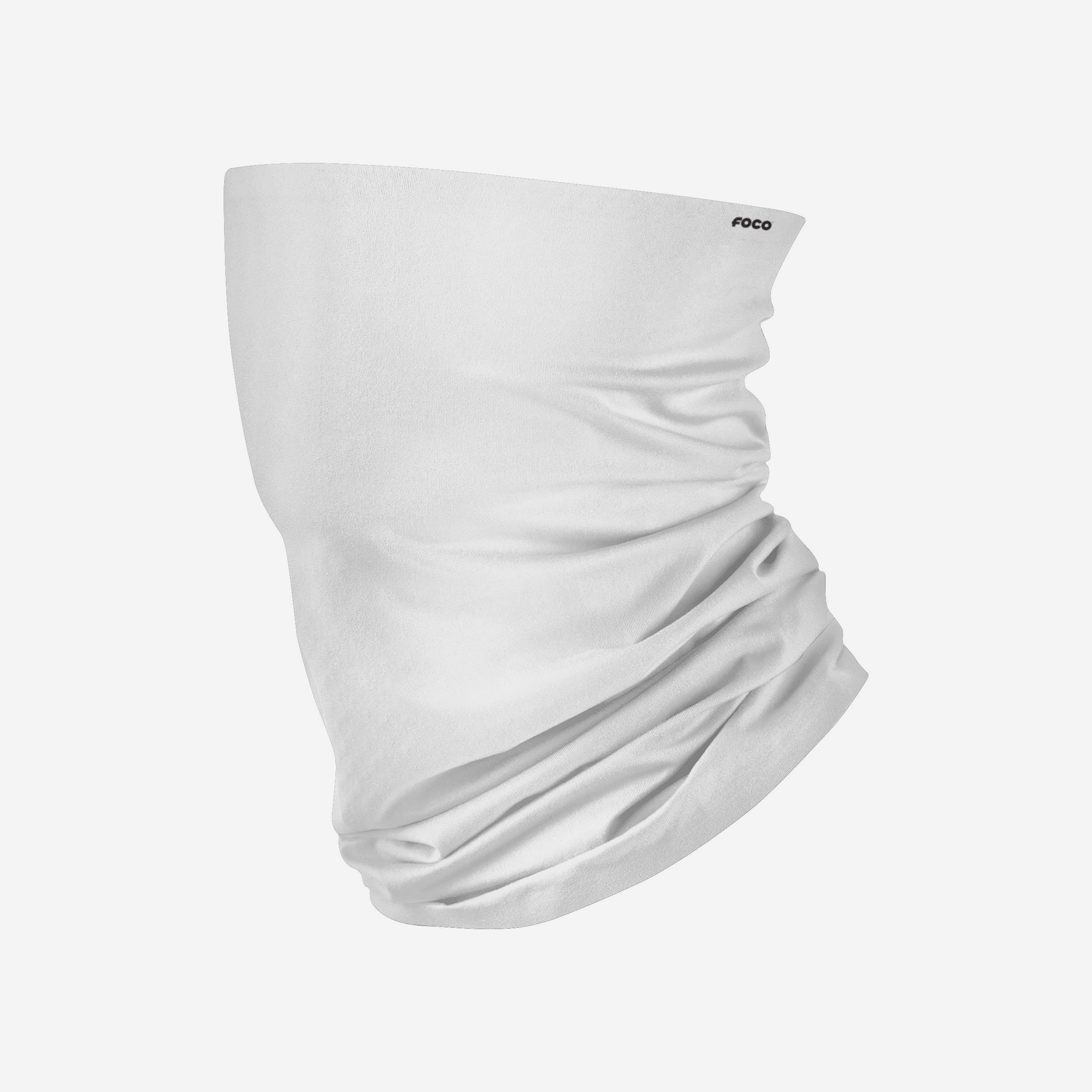 Solid White Gaiter Scarf FOCO