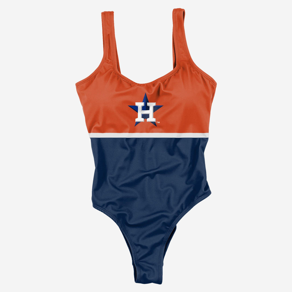 Houston Astros Womens Beach Day One Piece Bathing Suit FOCO