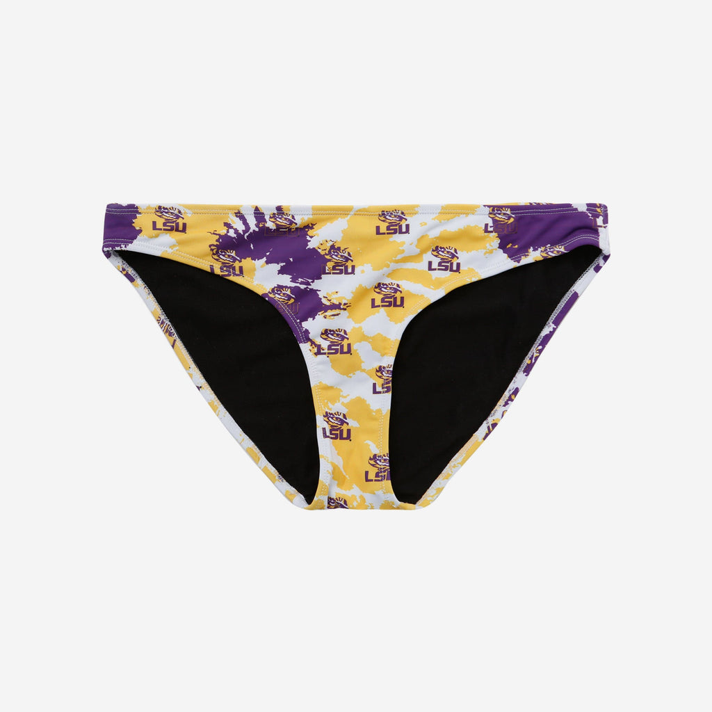 LSU Tigers Womens Paint Splash Bikini Bottom FOCO