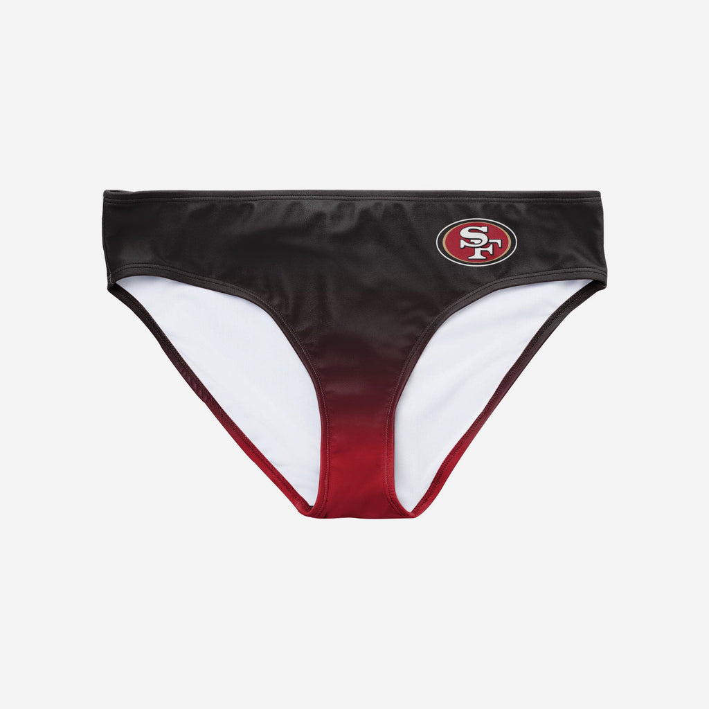 San Francisco 49ers Womens Gametime Gradient Bikini Bottom FOCO