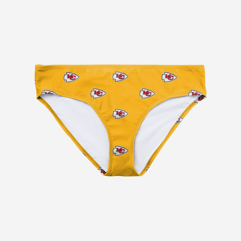 Kansas City Chiefs Womens Summertime Mini Print Bikini Bottom FOCO