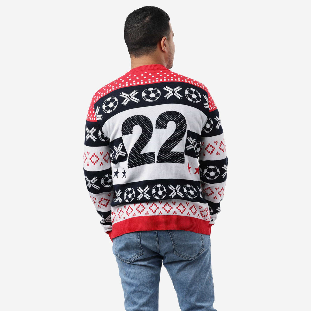 USA Mens Soccer Cotton Knit Sweater FOCO