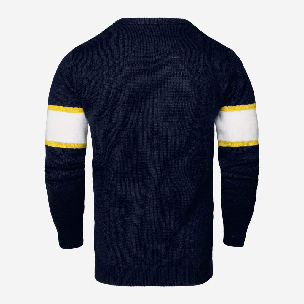 Michigan Wolverines Vintage Stripe Sweater FOCO