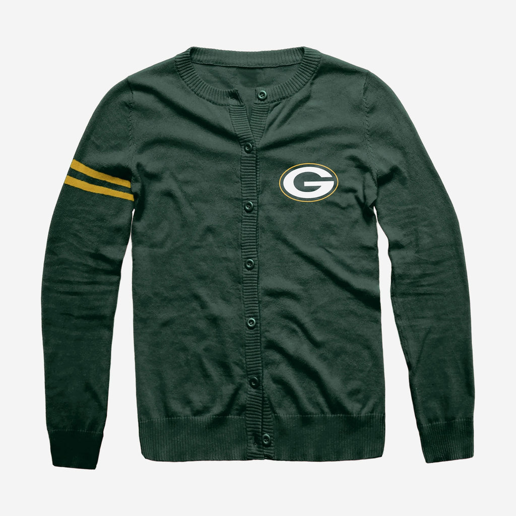 Green Bay Packers Womens Varsity Cardigan FOCO