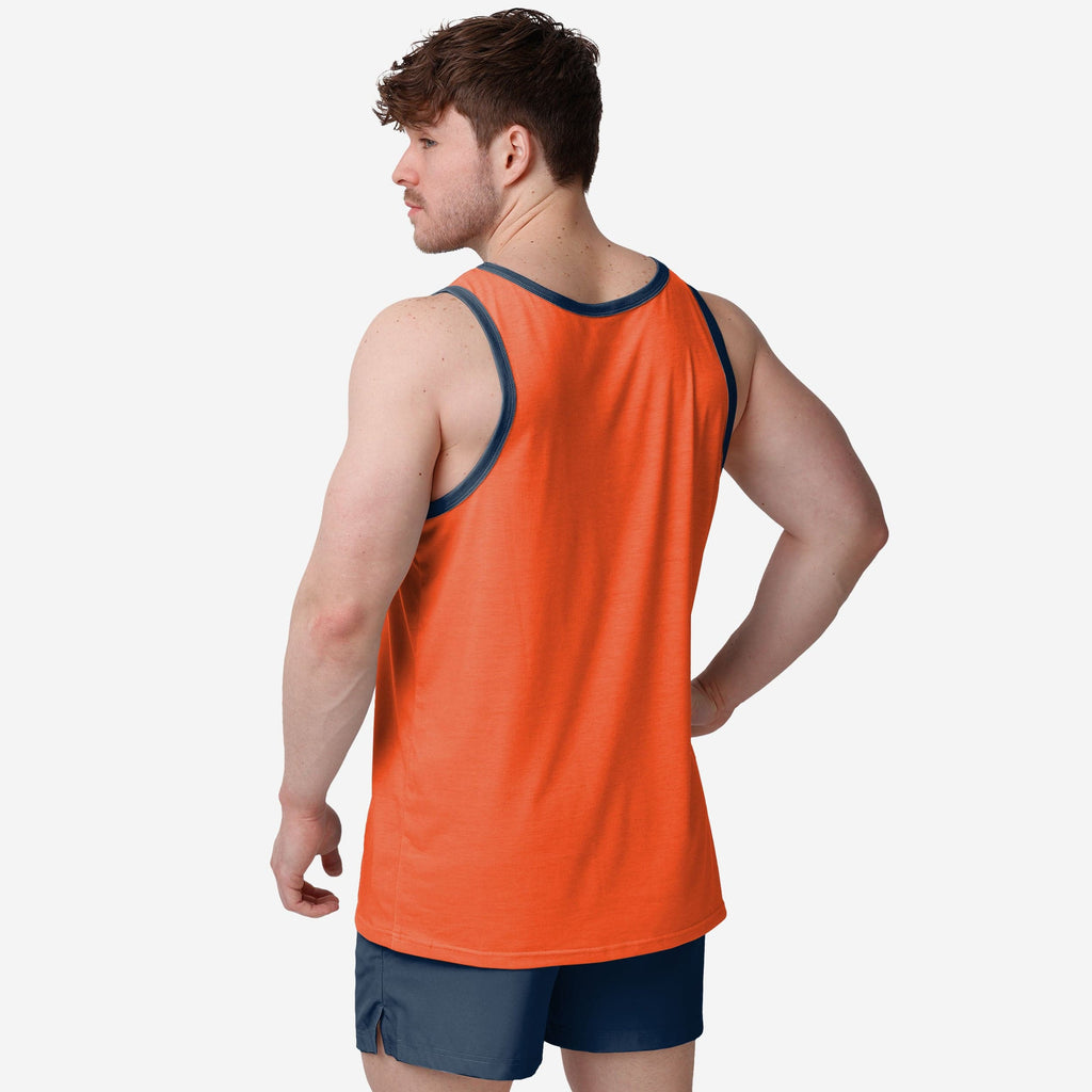Denver Broncos Solid Wordmark Sleeveless Top FOCO