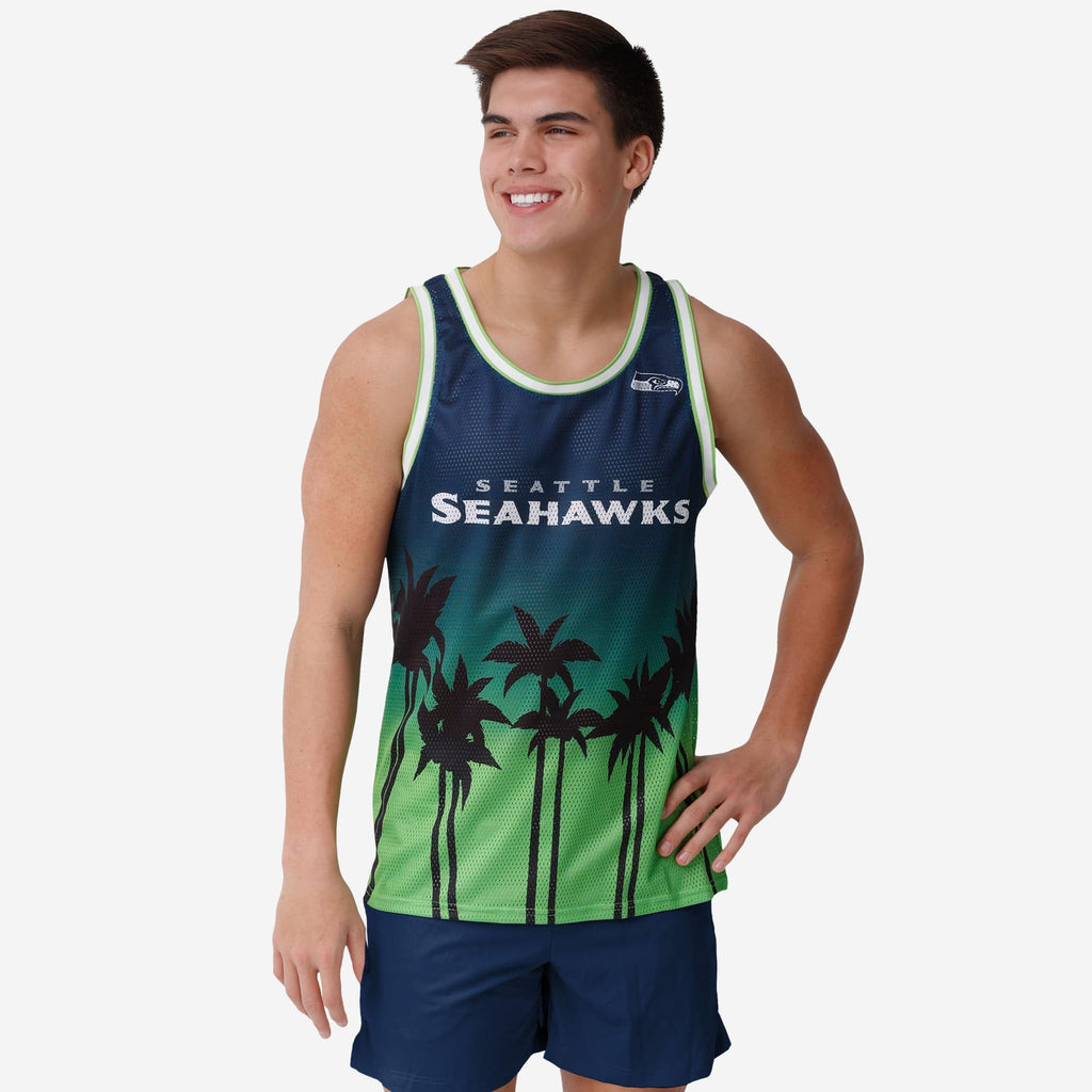 Seattle Seahawks Sunset Sleeveless Top FOCO