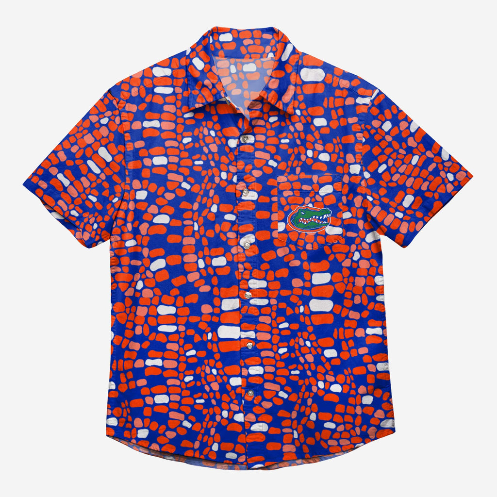 Florida Gators Thematic Button Up Shirt FOCO