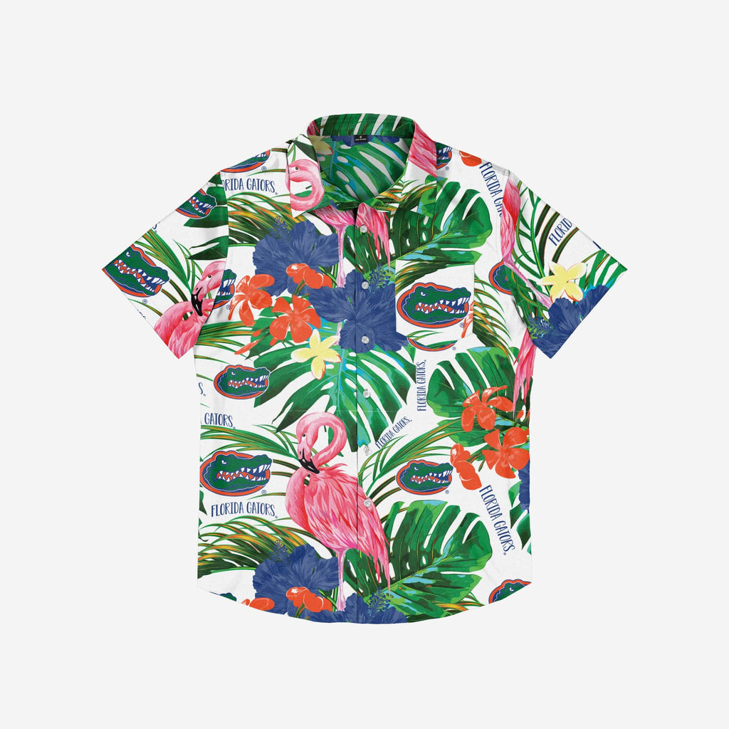 Florida Gators Flamingo Button Up Shirt FOCO