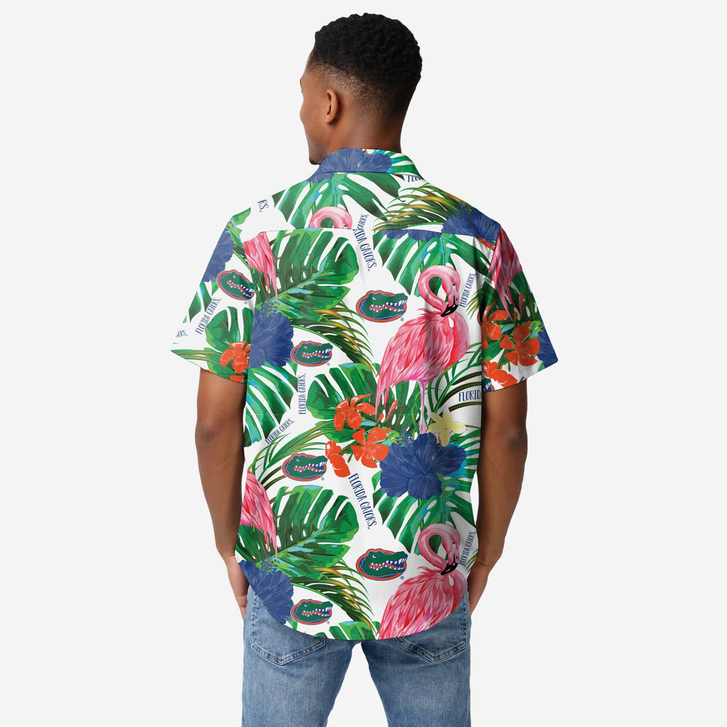 Florida Gators Flamingo Button Up Shirt FOCO