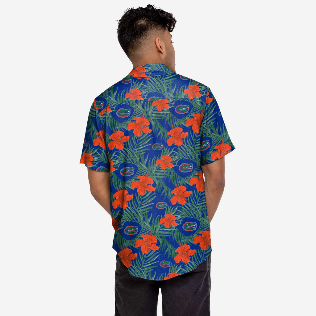 Florida Gators Hibiscus Button Up Shirt FOCO