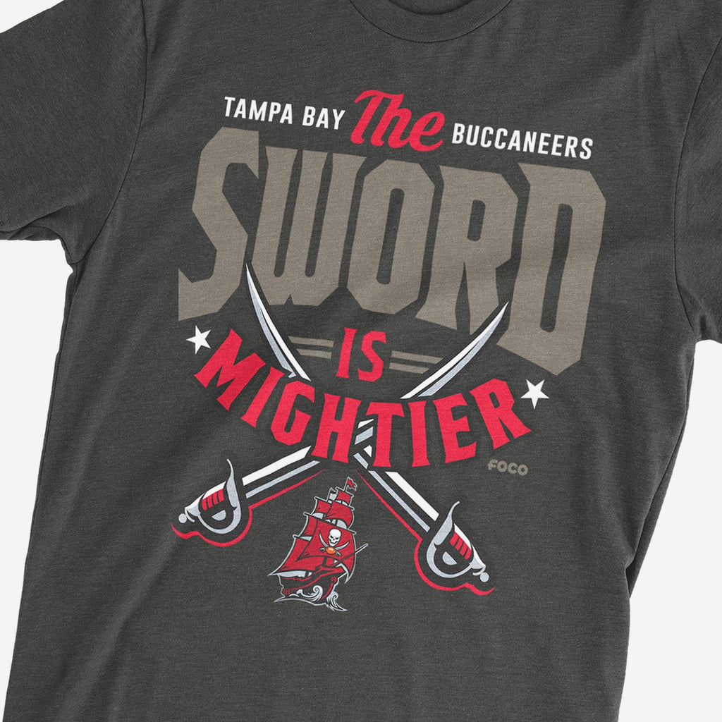 Tampa Bay Buccaneers Sword Is Mightier T-Shirt FOCO