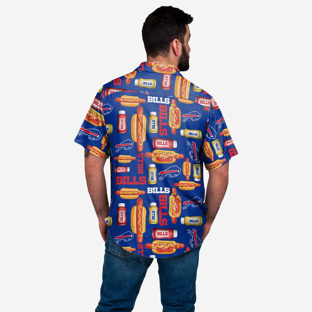 Buffalo Bills Grill Pro Button Up Shirt FOCO