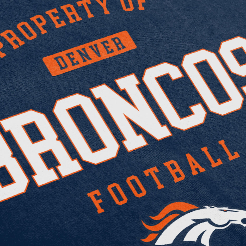 Denver Broncos Property Of Beach Towel FOCO