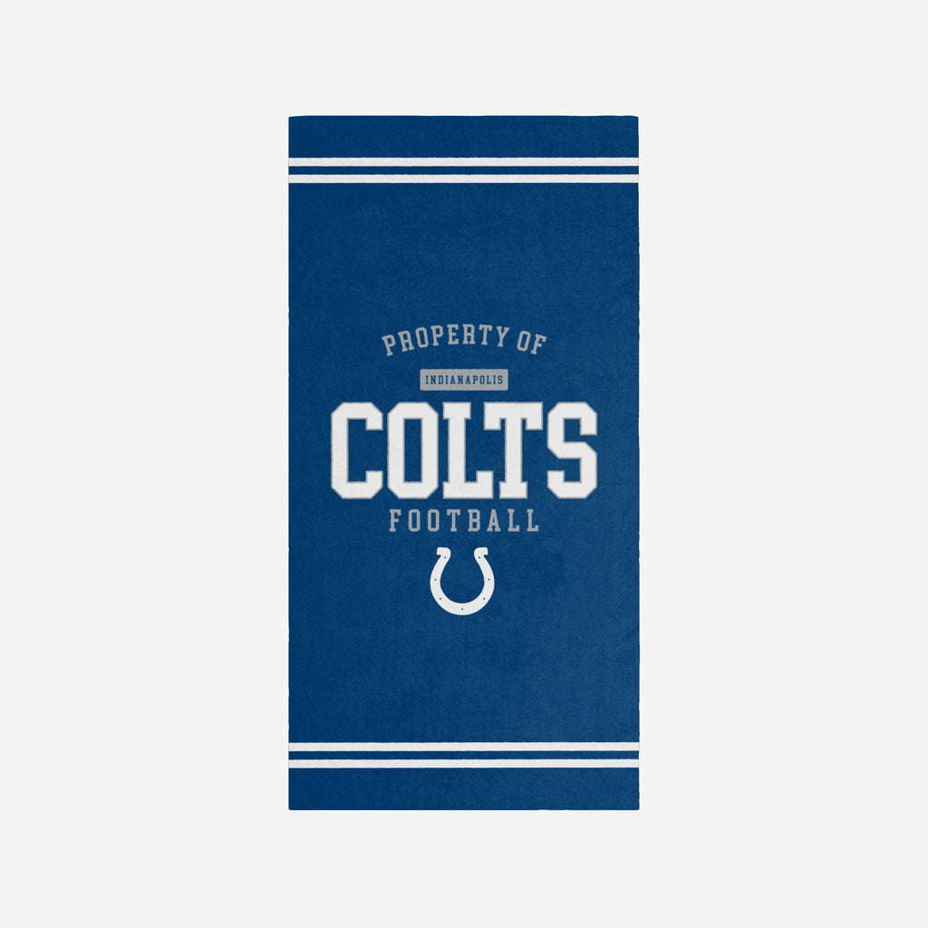 Indianapolis Colts Property Of Beach Towel FOCO