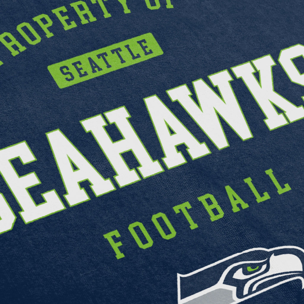 Seattle Seahawks Property Of Beach Towel FOCO