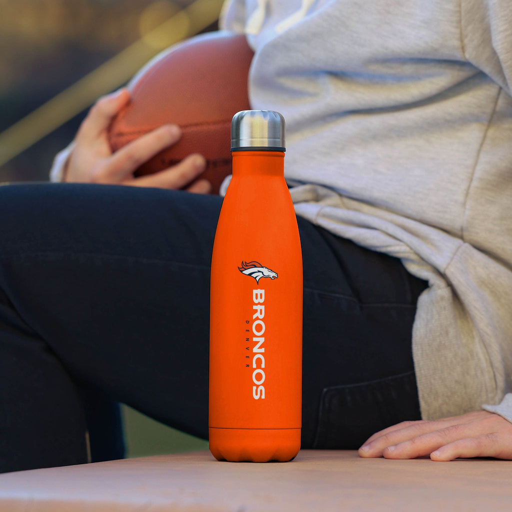 Denver Broncos Wordmark Chill Water Bottle FOCO
