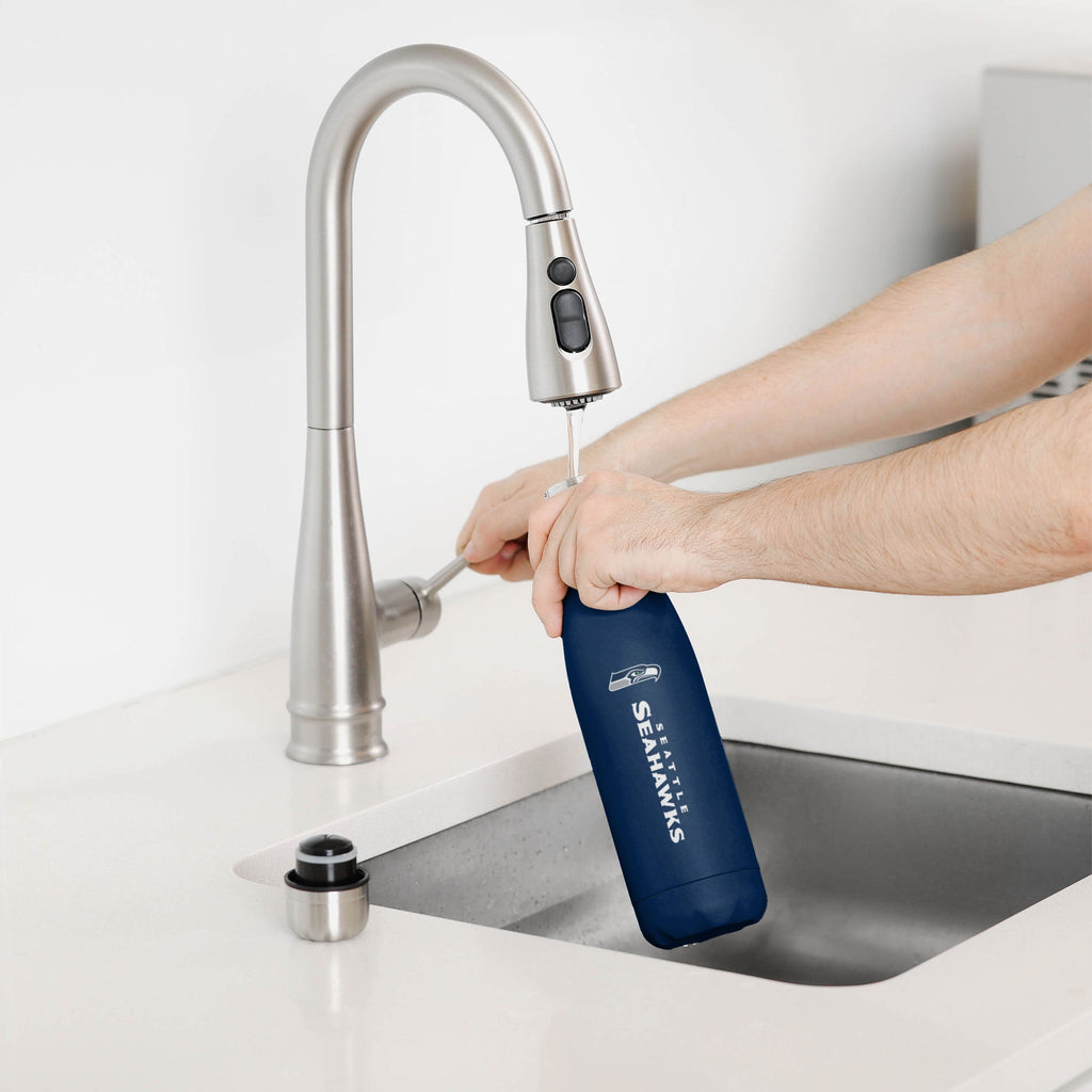Seattle Seahawks Wordmark Chill Water Bottle FOCO