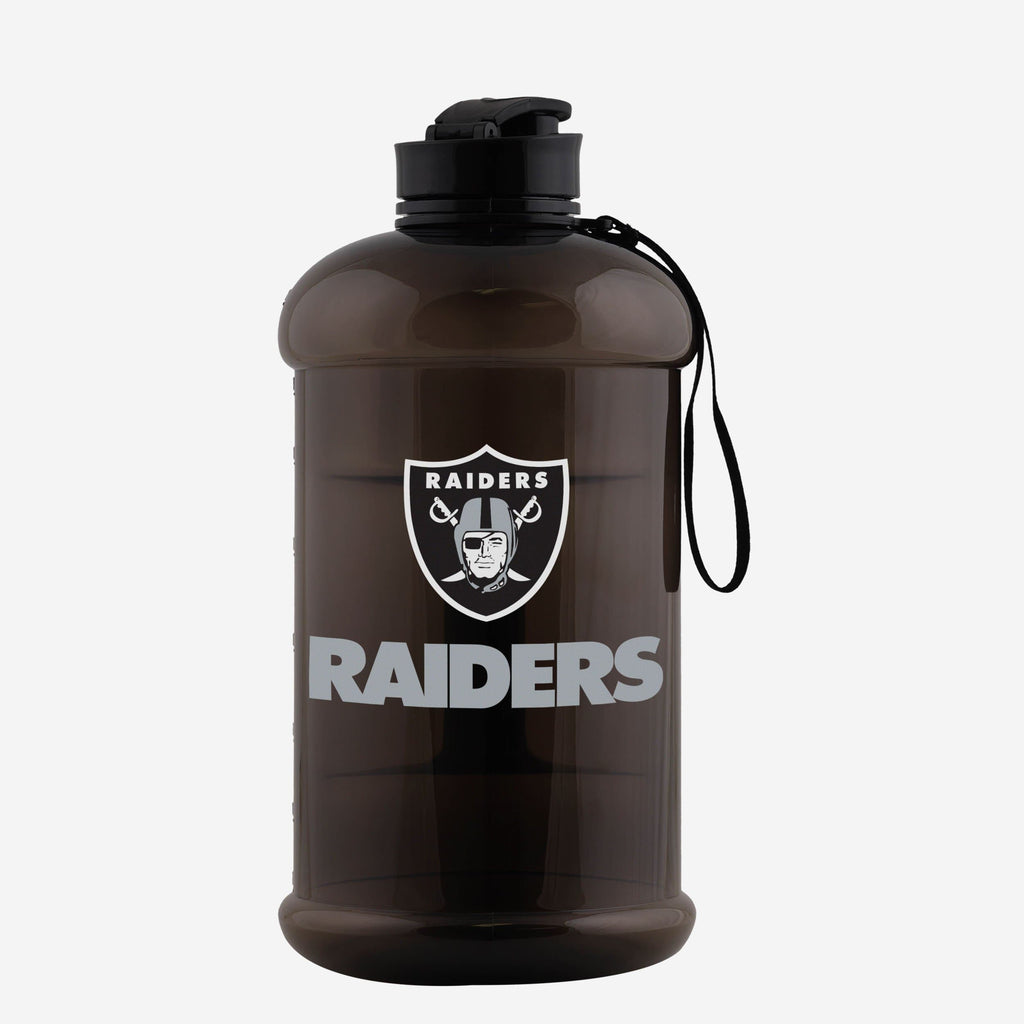 Las Vegas Raiders Large Team Color Clear Sports Bottle FOCO