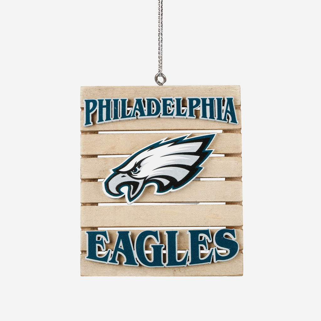 Philadelphia Eagles Wood Pallet Sign Ornament FOCO