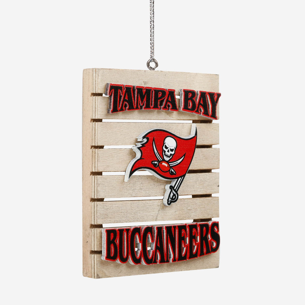 Tampa Bay Buccaneers Wood Pallet Sign Ornament FOCO